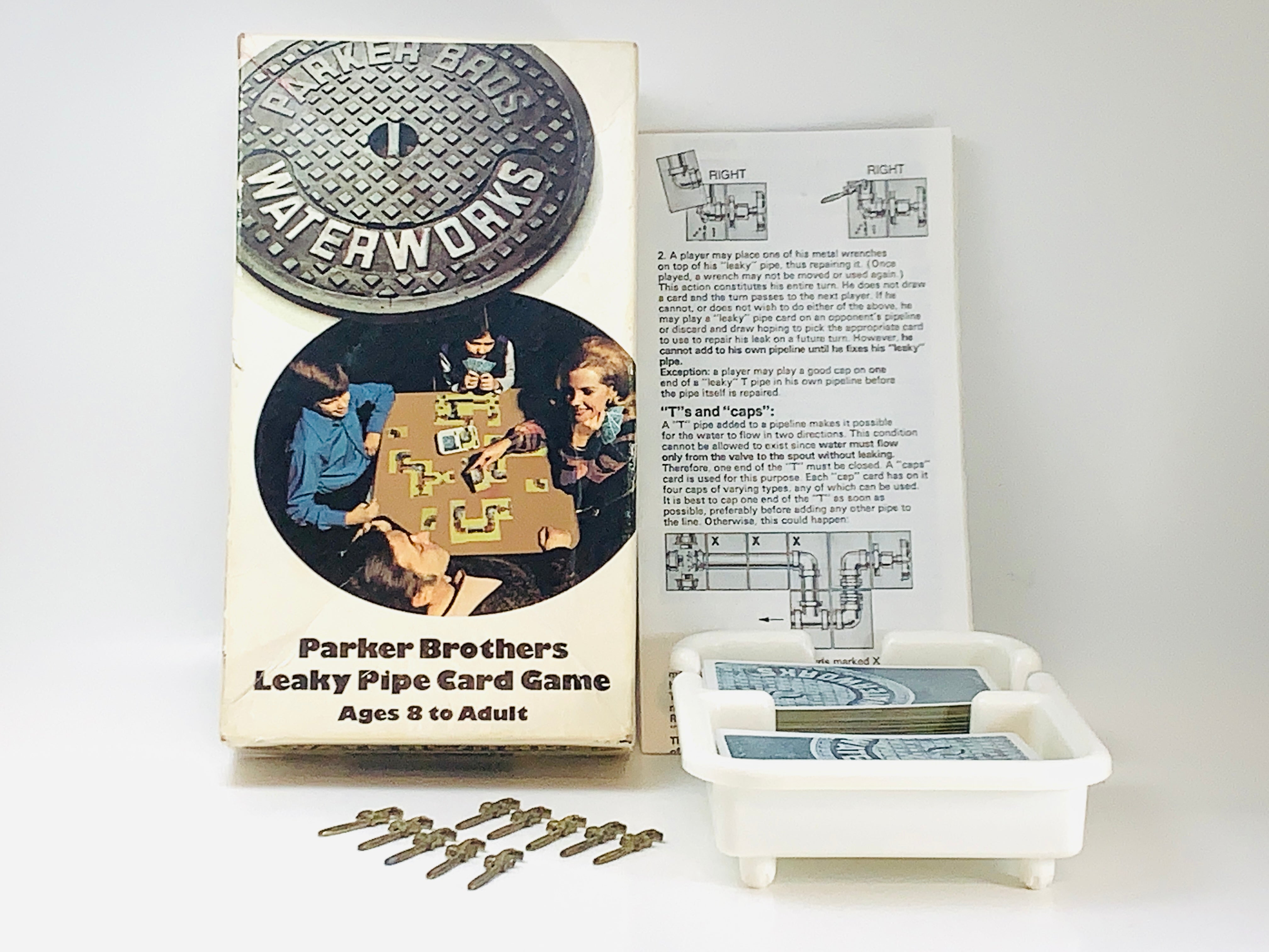 絶賛商品 Waterworks: Parker Brothers Leaky Pipe Card Game (1972) o-e.main.jp